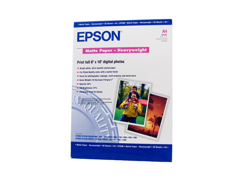 Epson | Matte Heavyweight Photo Paper A4 50 sheets – PRA Technology ...